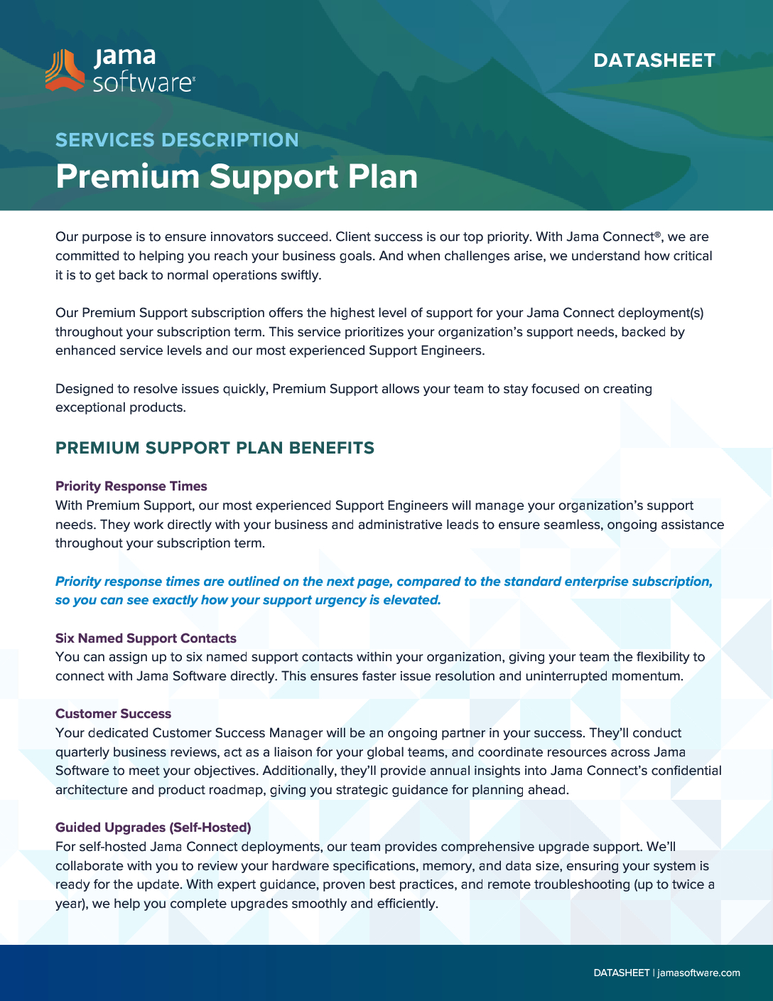 Jama Software Premium Support Plan - Jama Software